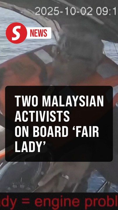 Live-stream cuts from Gaza flotilla ship 'Fair Lady' as Israel military vessel approaches ...