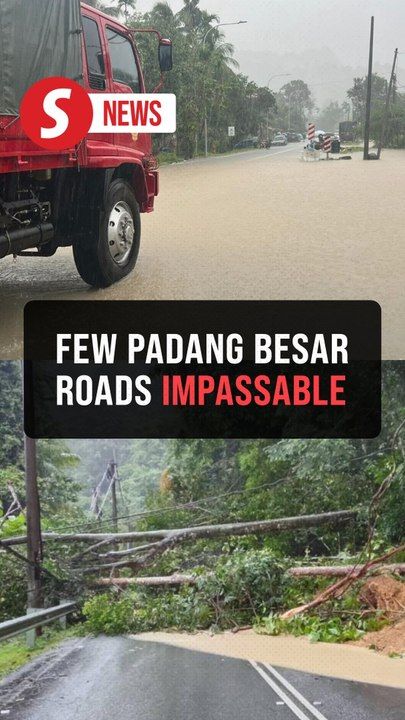 Several roads in Padang Besar temporarily closed to light vehicles, say ...
