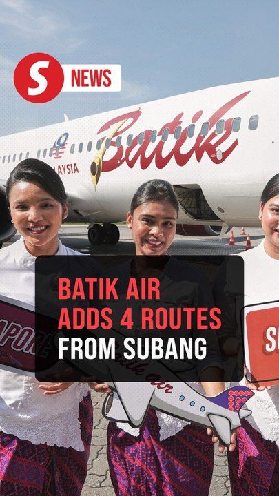 Batik Air launches new routes, four from Subang Airport | TheStarTV.com