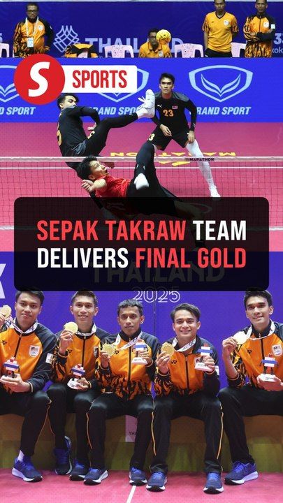 Sepak takraw regu sign off SEA Games with Malaysia's 57th gold ...