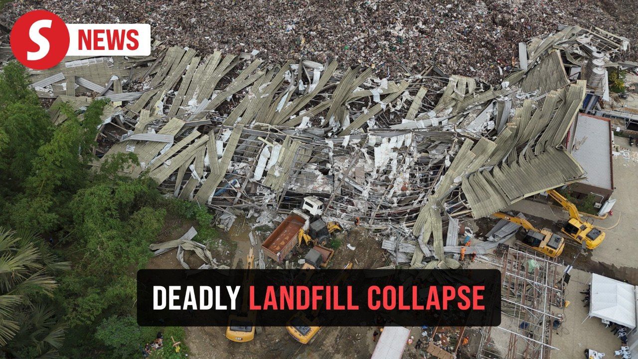 Landslide at Cebu landfill in the Philippines leaves one dead, several ...